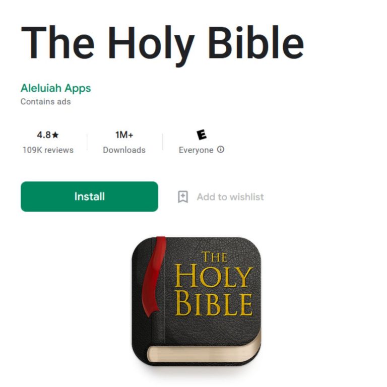 App Holy Bible: How and when to use - Prayer and Faith